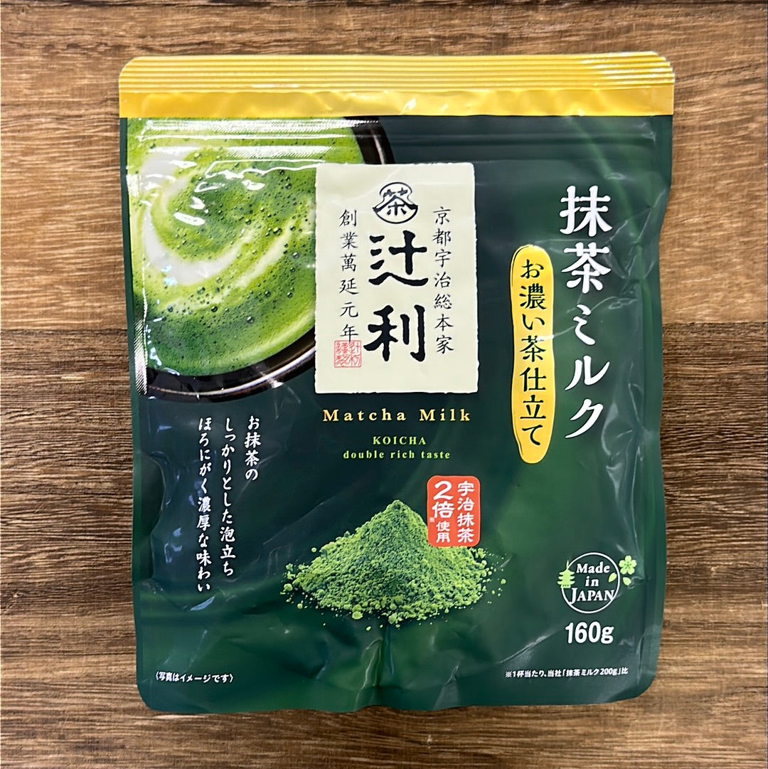 #0691.KX Tsujiri Matcha Milk Koicha Double Rich Instant Powder 150g ...