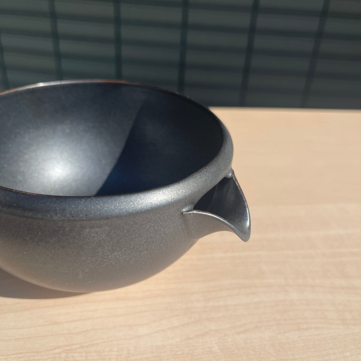 Origami Tea - Pour Sumi Black - Minoyaki Porcelain Katakuchi Matcha Bo ...
