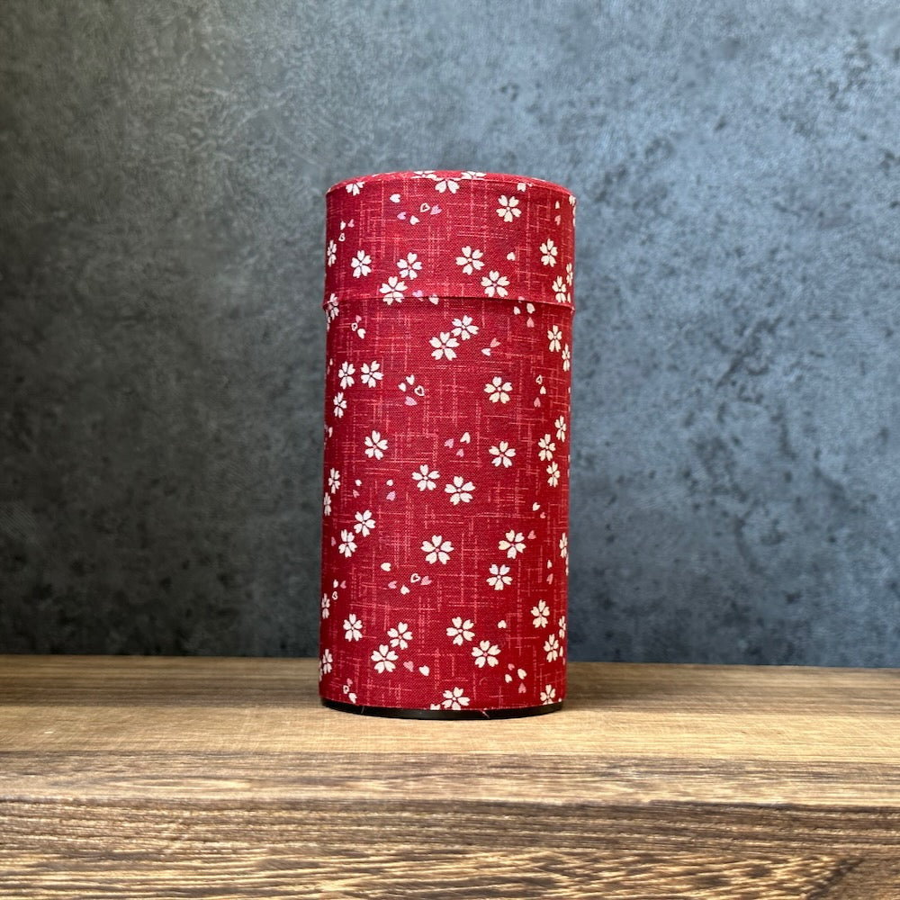 Okumura Seikan: Tea Canister, Fabric (size for 175g sencha), Design: S ...
